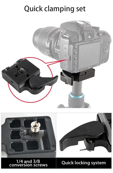 Cradle Aluminum Tripod Camera Quick Release Plate Grandado