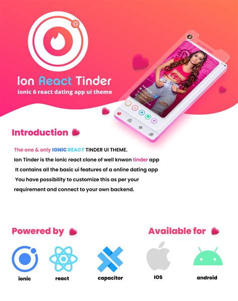 😍 Ionic React Tinder One And Only React Tinder Clone Ionic 6 Swiper