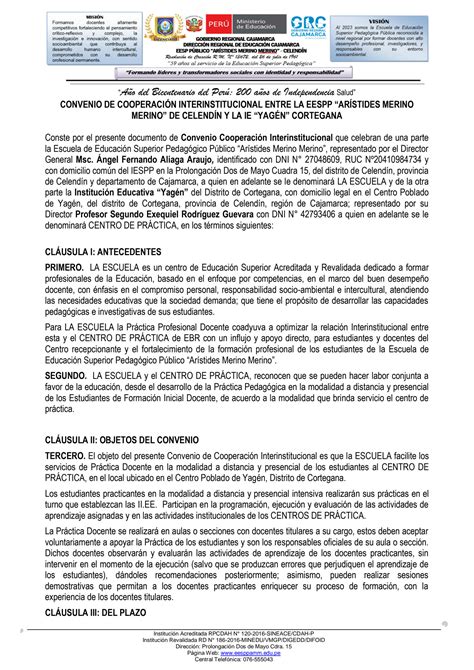 SOLUTION Modelo De Convenio Interinstitucional Studypool