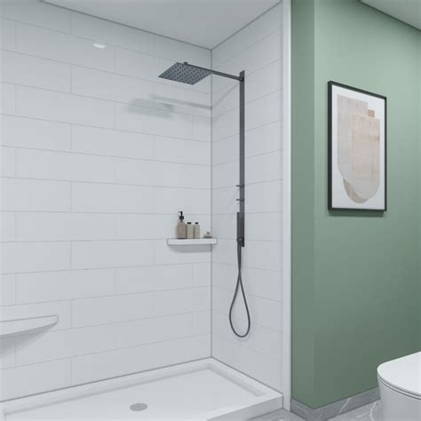 Subway Panels 6x24 Shower Panels Glossy Finish Bathroom Decor