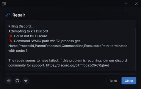 betterdiscord installer repair function error · issue 279