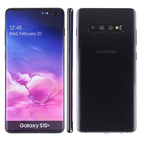 สำหรับ Galaxy S10 หน้าจอสีเดิม Nonworking Fake Dummy Display Model สีดำ