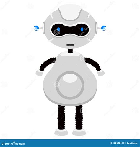 Isolated Cute Android Icon Stock Vector Illustration Of Symbol 122642418