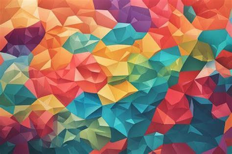Premium AI Image Create A Background Using Irregular Polygons