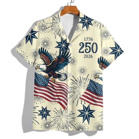 Personalized Usa 250th Anniversary Hawaiian Shirt 17762026 Eagle