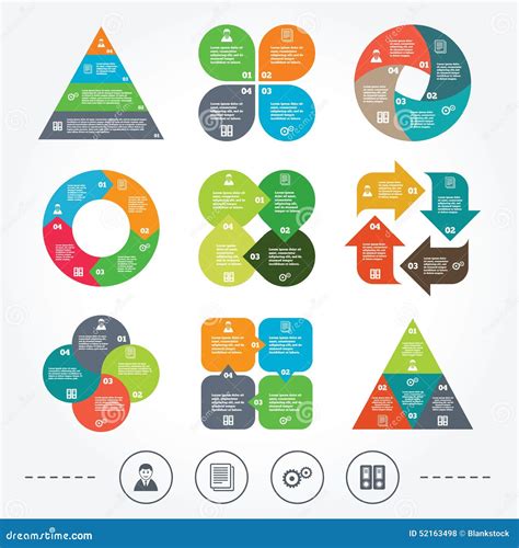 Accounting Workflow Icons Human Documents Stock Vector Image 52163498