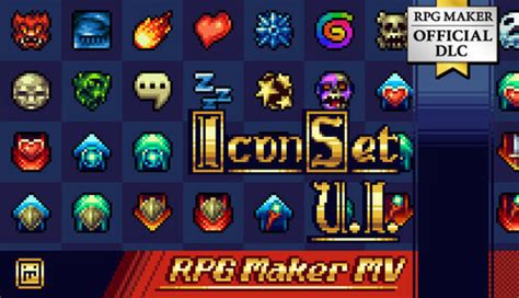 RPG Maker MV RPGツクールMV UI Icon Set Deku Deals