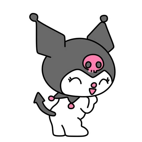 How To Draw Kuromi Easy Step By Step Youtube
