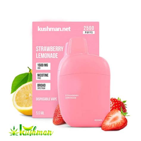 Buy Strawberry Lemonade Cbd Vape Pen 1500mg Online Kush Man