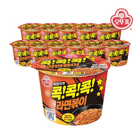 오뚜기 콕콕콕 라면볶이 용기 120g X 12개 1박스 홈플러스 택배배송
