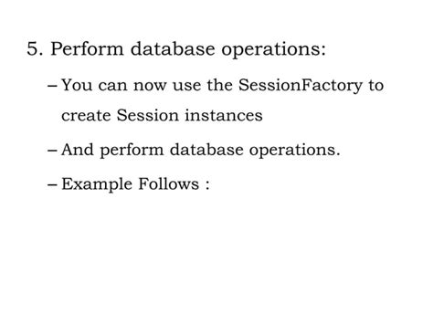 Session 3 Hibernate Configuration With Annotations Pptx