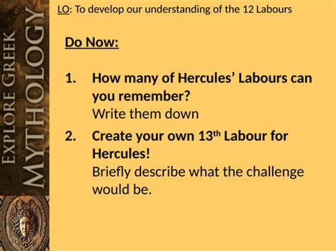 Hercules Lesson 2 Teaching Resources
