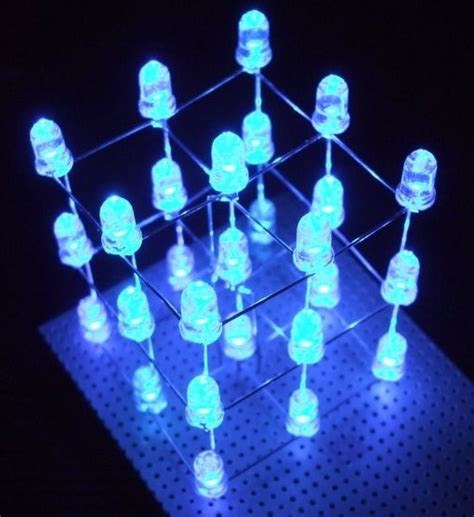 Makerspace Mark R Isfeld 3×3 Led Cube
