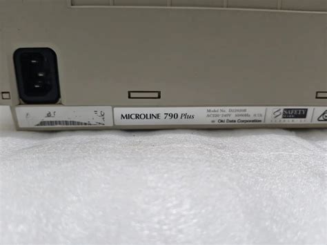 Oki Microline 790 Plus 24 Pin Dot Matrix Printer 1 Ac 220 240v 50 60 Hz 0 7a At ₹ 10 डॉट