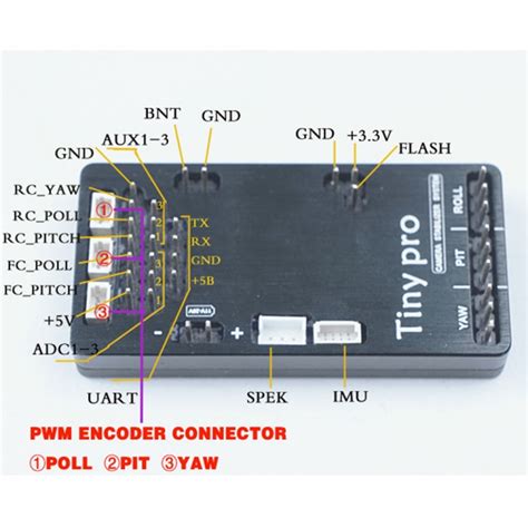 Tiny Pro Alexmos Basecam Electronics Simplebgc 32bit 3 Axis Brushless