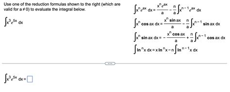 [solved] use one of the reduction formulas shown to the r