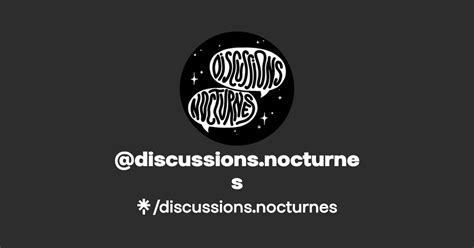 Discussionsnocturnes Instagram Tiktok Linktree