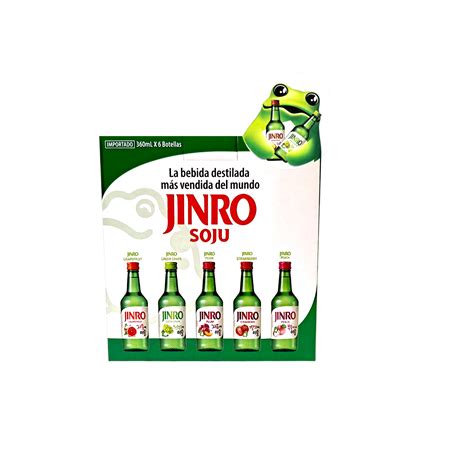🥇caja 6 Soju Jinro Kfood Peru
