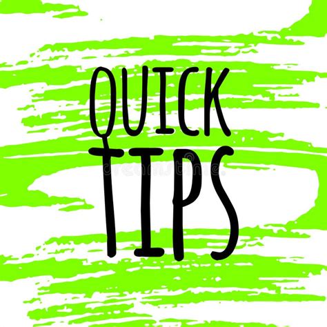 Quick Tips Badge Helpful Tricks Logo Label Sticker Stock Vector Illustration Of Idea