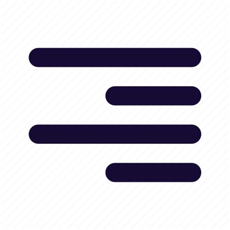 Align Right Alignment Text Icon Download On Iconfinder