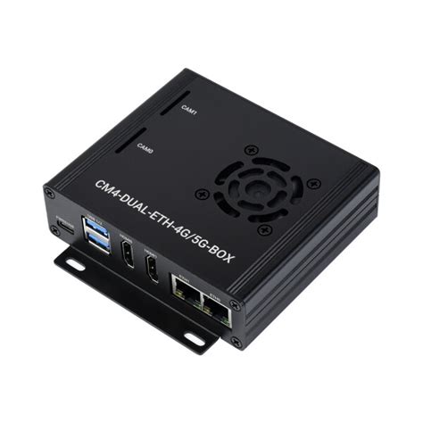 Waveshare Dual Gigabit Ethernet 5g4g Mini Computer Without Raspberry 8091