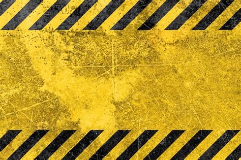Premium Photo Grunge Yellow And Black Diagonal Stripes Industrial