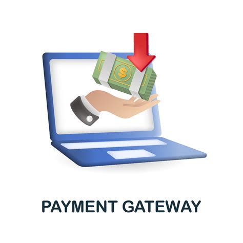 Payment Gateway Icon 3d Illustration From Fintech Collection Creative