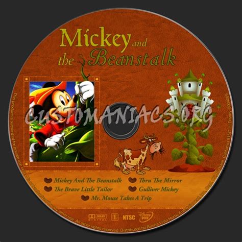 Mickey And The Beanstalk Animation Collection Volume 1 Dvd Label Dvd