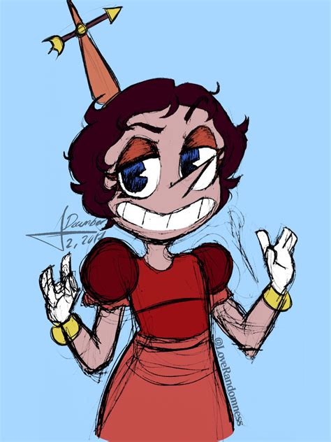 Cuphead Hilda Berg By Loverandomness On Deviantart