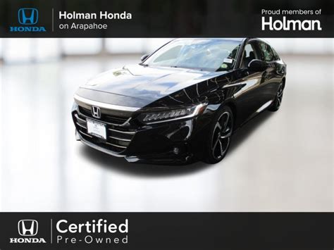 Certified Pre Owned 2021 Honda Accord Sport Special Edition 4d Sedan In