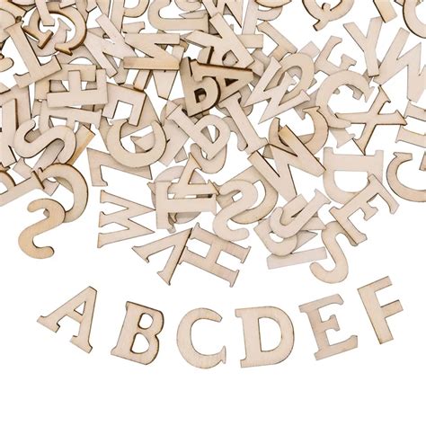 Wooden Alphabet Letters Craft