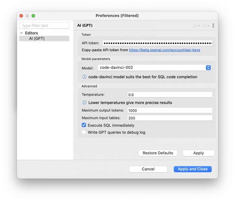 gpt 3 your ai assistant in dbeaver