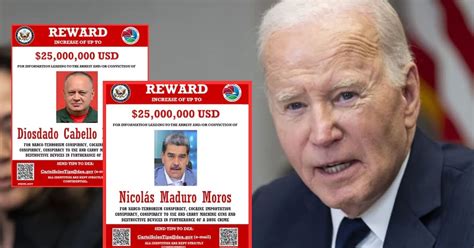 Eu Aumenta Recompensa Por Captura De Nicolás Maduro Y Diosdado Cabello