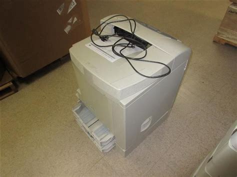Hp Color Laser Jet Dtn Printer Bigiron Auctions