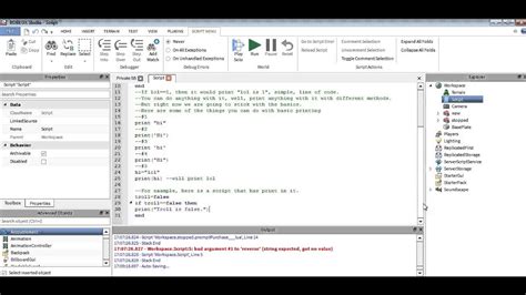 Roblox Scripting Tutorial Printing 2 Youtube
