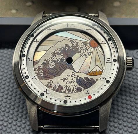 Red 5 Watch Works On Instagram “titanium Wave Dial By Sergeyshherban