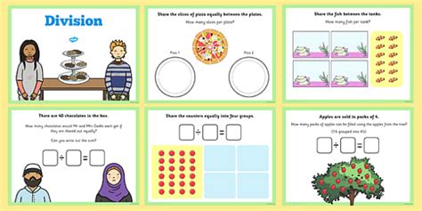 Maths Introducing Division Activity For Iwb Teacher Made
