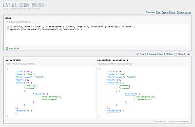 Online JSON Parser Unijimpe