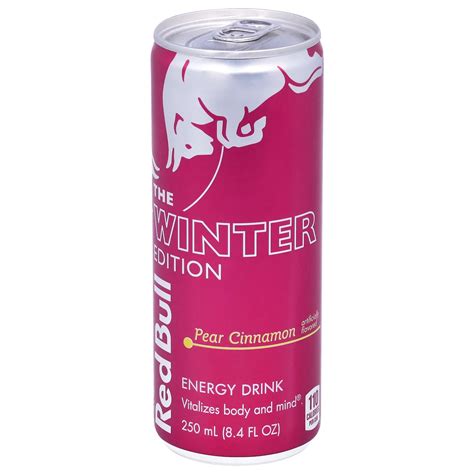 Red Bull Winter Edition Energy Drink Pear Cinnamon Shop Sports