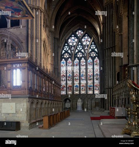 Durham Cathedral Transept Of Nine Altars Stock Photo Alamy