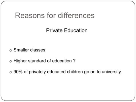 Class Differences In Education Ppt