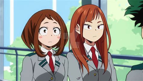Bnha Oc Uraraka Ochako And Kuroda Sachi By Johannafox On Deviantart