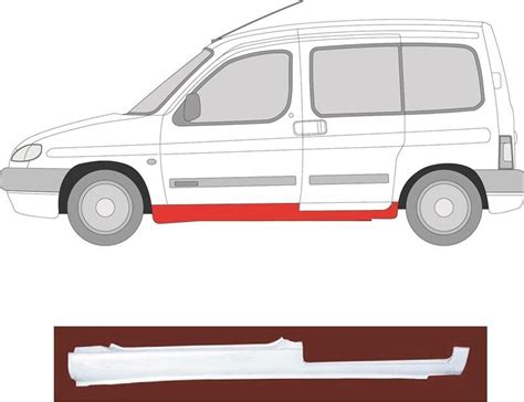 Full Sill Sliding Door Type 2002 2008 Berlingo Multispace Citroen