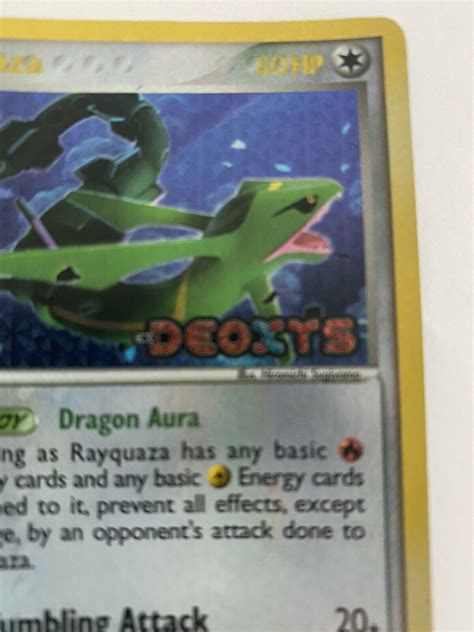Mavin Rayquaza 2005 Pokemon Tcg 22107 Deoxys Set