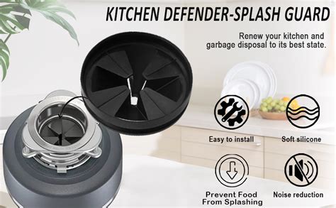 Garbage Disposal Splash Guards 2 Pack Upgraded For