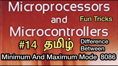 Microprocessor And Microcontroller 14 8086 Difference Between