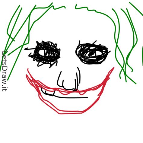 How To Draw Joker Utaxxj Png LetsDrawIt