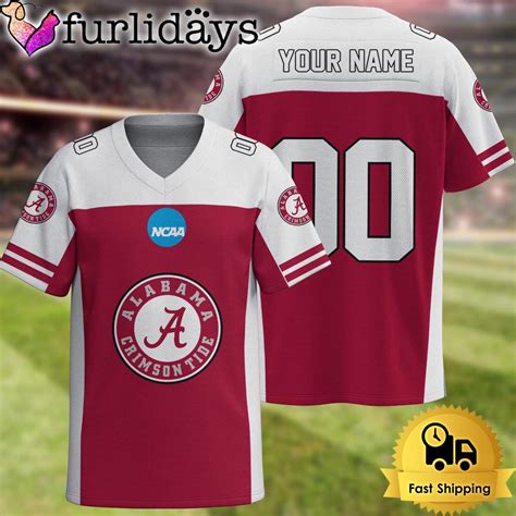 Ncaa Alabama Crimson Tide New Logo 2025 Custom Football Jersey