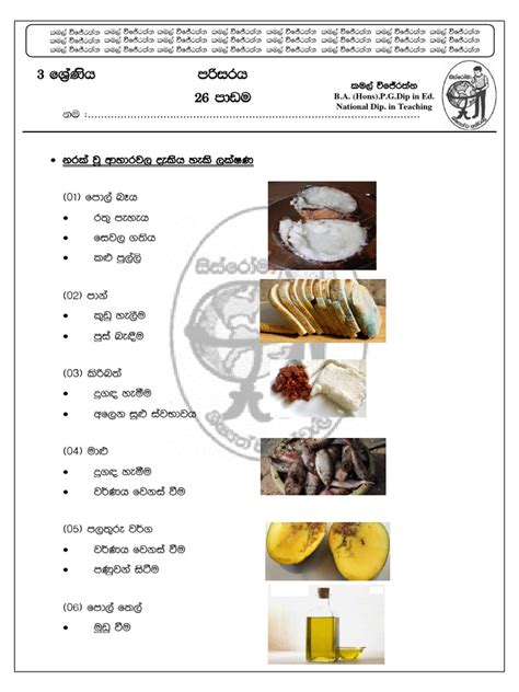 Grade 3 Parisaraya Lesson 26 Pdf