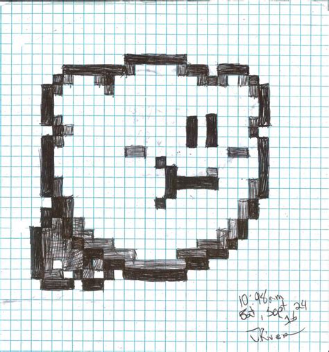 8 Bit Kirby Grid By Kirbyandthelabrinth On Deviantart